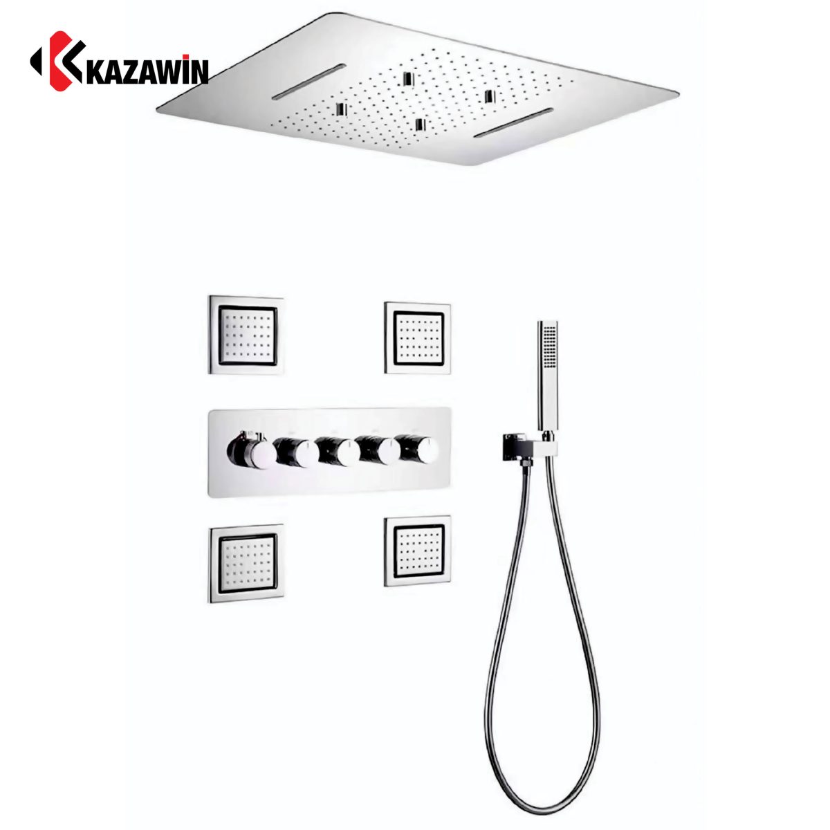 SEN CÂY ÂM TƯỜNG ĐỒNG MẠ CROM CAO CẤP KAZAWIN KSCAT 9916 - Kazawin Việt Nam